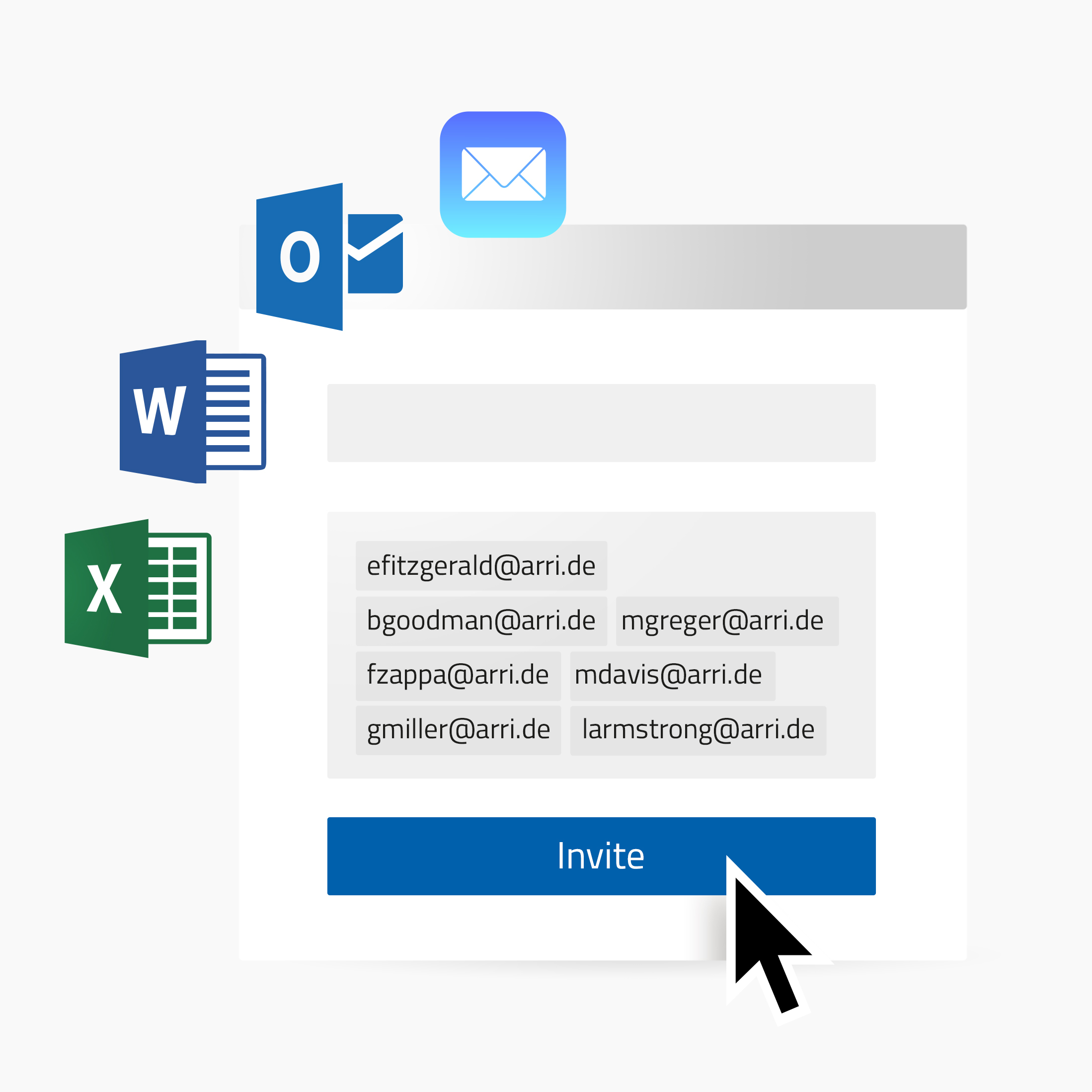 Collect feedback directly from your Outlook and Mail contacts